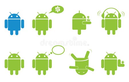 Android editorial stock image. Illustration of green - 20357969