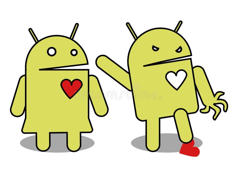 Android angry stock vector. Illustration of emotion, droid - 83949601