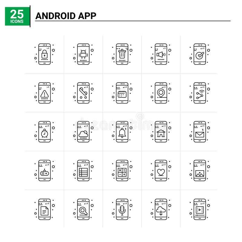 Android App Icon Template Stock Illustrations – 1,645 Android App Icon ...