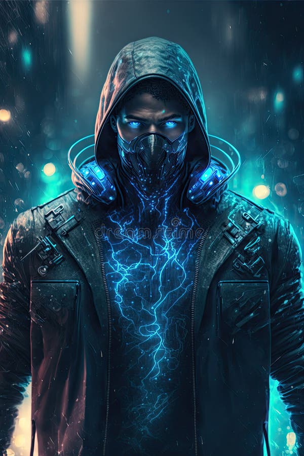 Android Biohacker, AI Generated Stock Illustration - Illustration of ...