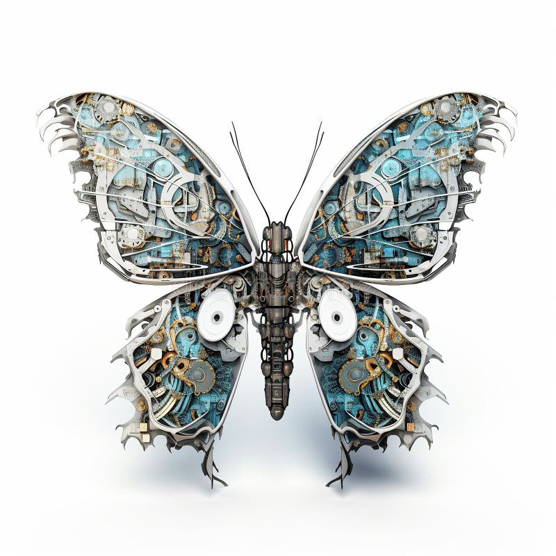 Android Butterflies, Future Technology, Digital Cybertech Created by ...