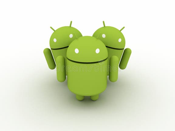 Android Character Group editorial photo. Illustration of platform ...
