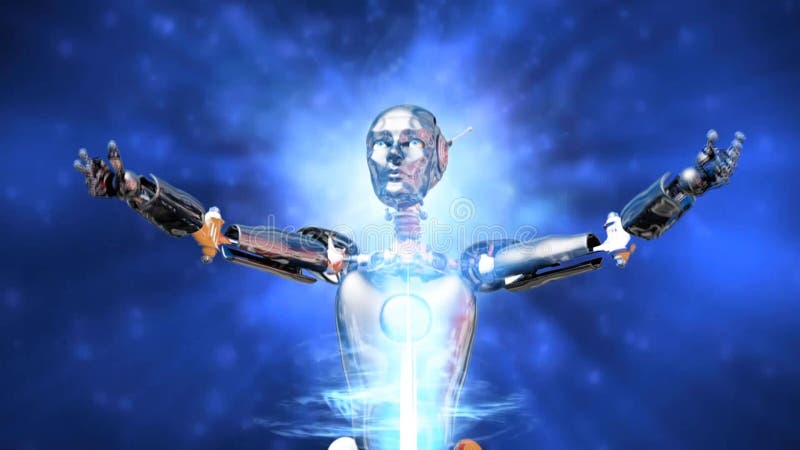 Android Creation by Artificial Intelligence Stock Video - Video of ...