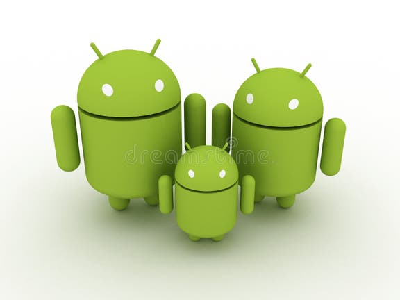Android Family editorial photography. Illustration of green - 20279432