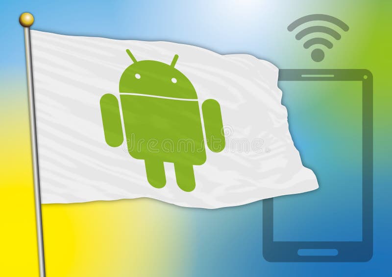 Android flag editorial stock photo. Illustration of young - 58216068