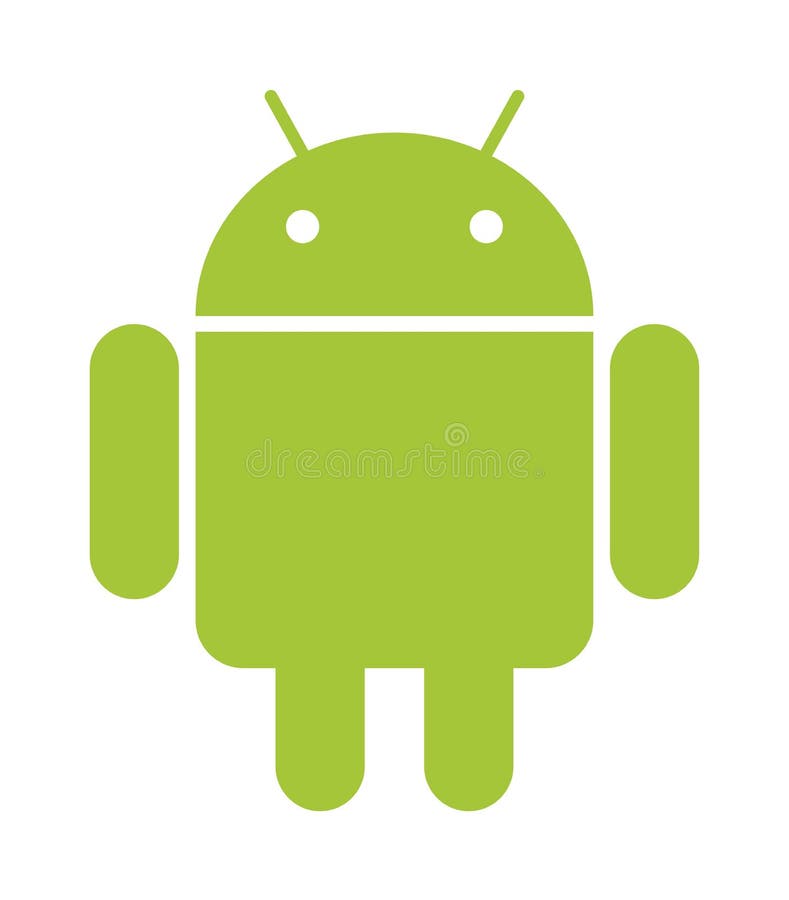 Android green robot logo editorial stock photo. Illustration of android ...