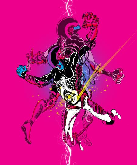 Android illustration stock illustration. Illustration of arts - 89328931