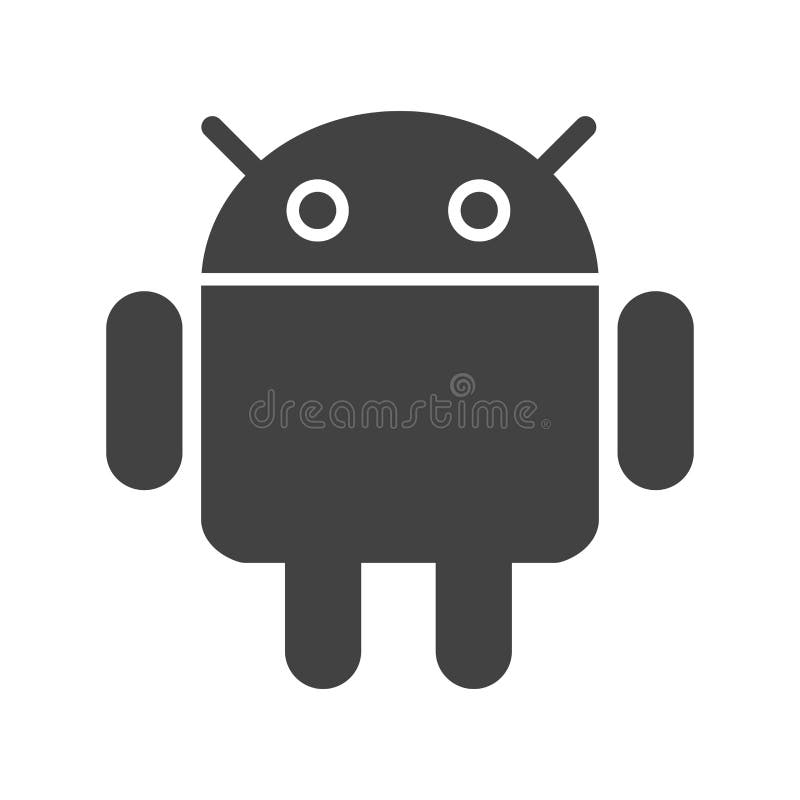 Iphone and android logo editorial photo. Illustration of white - 26985811