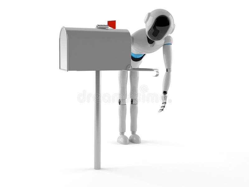 Robot Mailbox Stock Illustrations – 63 Robot Mailbox Stock ...
