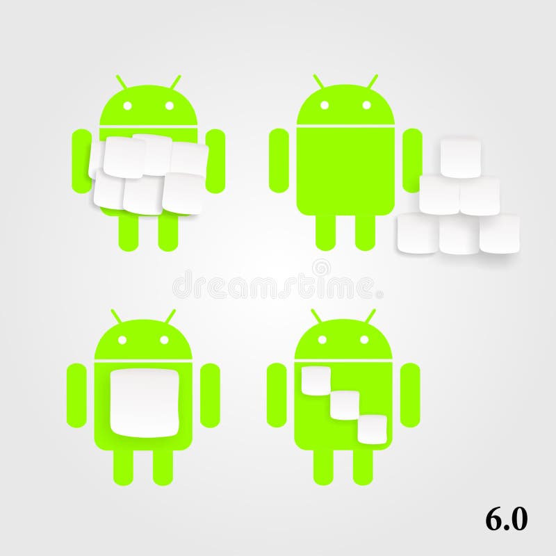 Android marshmallow editorial image. Illustration of android - 62540760
