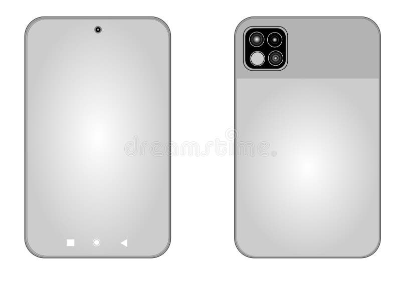 Android Mobile Phone Handset Graphics Illustration Vector EPS File ...