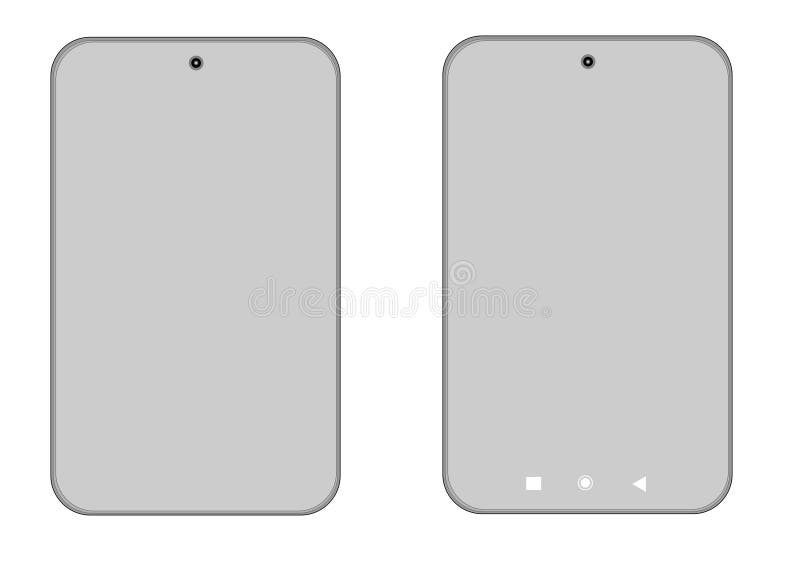 Android Mobile Phone Handset Graphics Illustration Vector EPS File ...