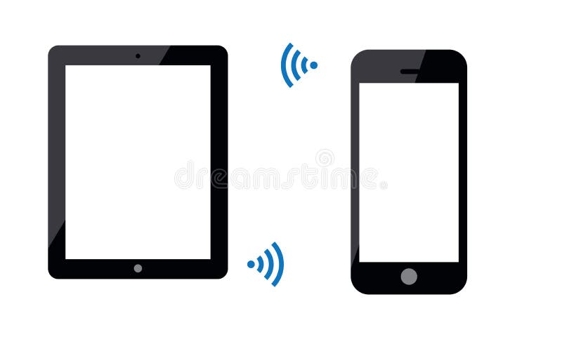 Android Mobile Phone and Android Ipad Tablet is Connected by Wi-Fi ...