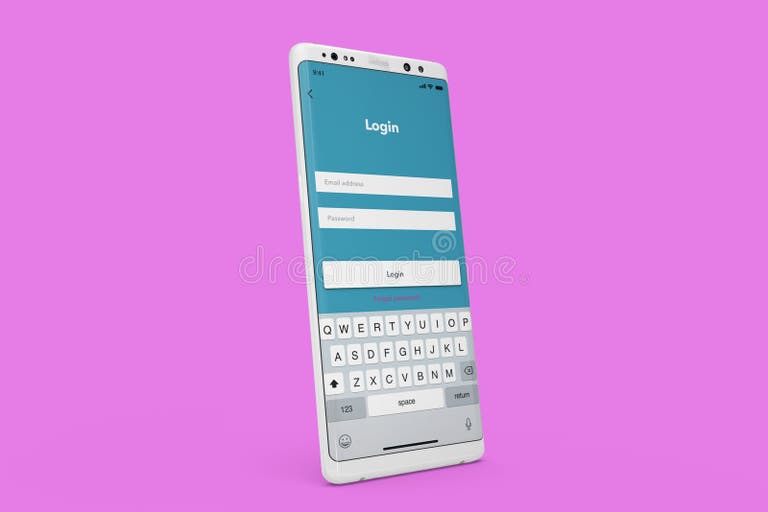 Mockup Simple Login Wireframe Stock Illustrations – 73 Mockup Simple ...