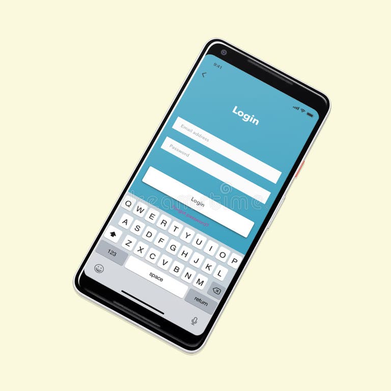 Mockup Simple Login Wireframe Stock Illustrations – 73 Mockup Simple ...