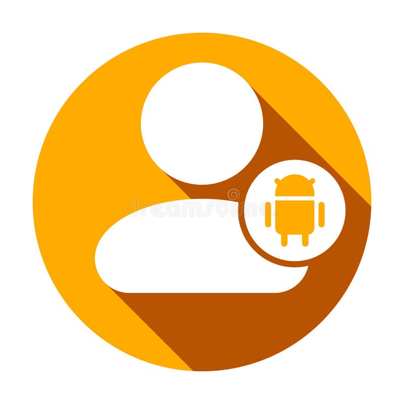 Android people user icon stock illustration. Illustration of ...