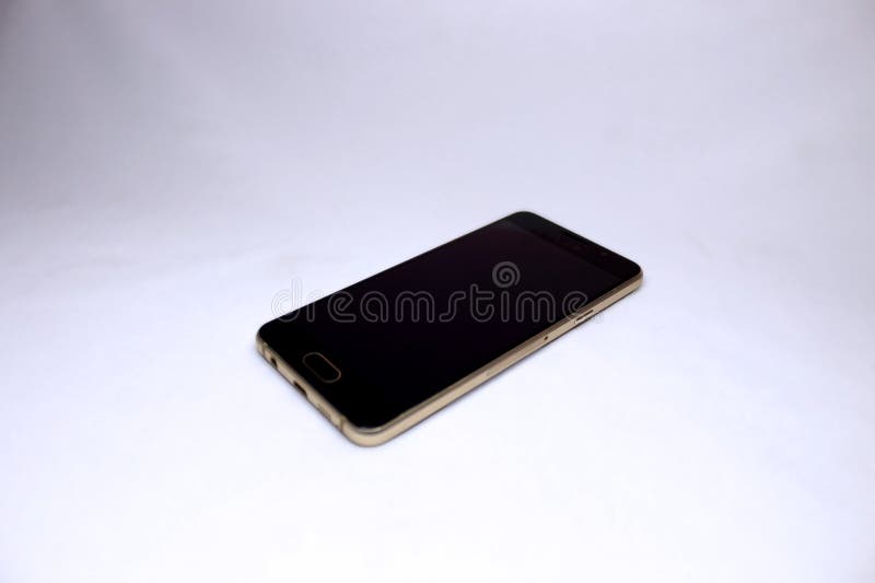 Android Phone with Gold Body Stock Image - Image of android, heavy ...