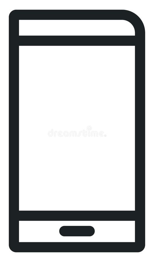 Android phone, icon stock vector. Illustration of samsung - 261374237