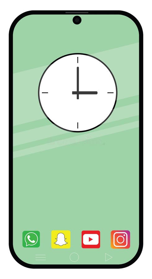 Android phone, icon stock vector. Illustration of samsung - 261374237