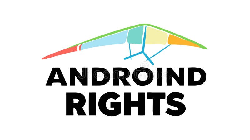 Android Rights Text Logo Vector Design, Digital Freedom Advocacy ...