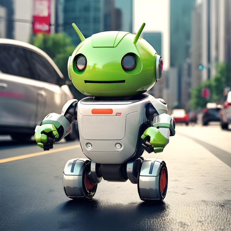 Android-robot stock illustration. Illustration of person - 306868355