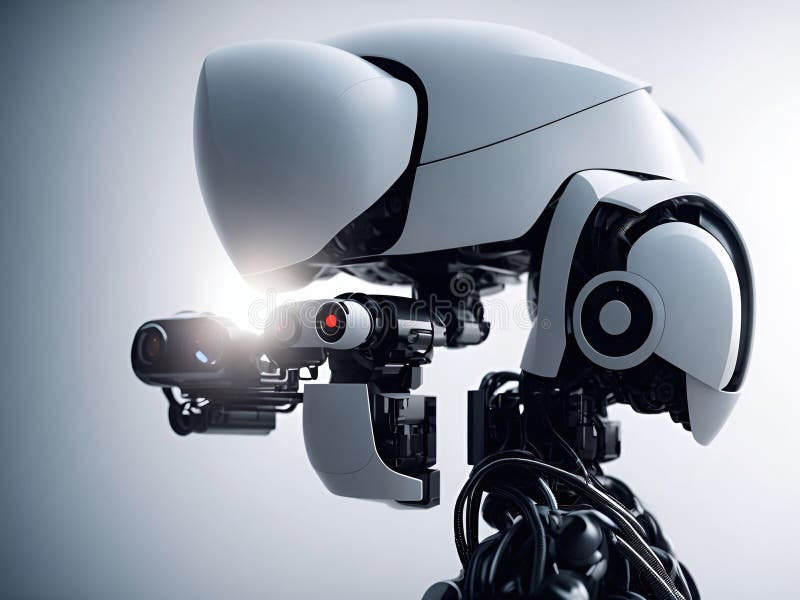 Android, Robot, Cyborg, Header Generative Ai Illustration Art Stock ...