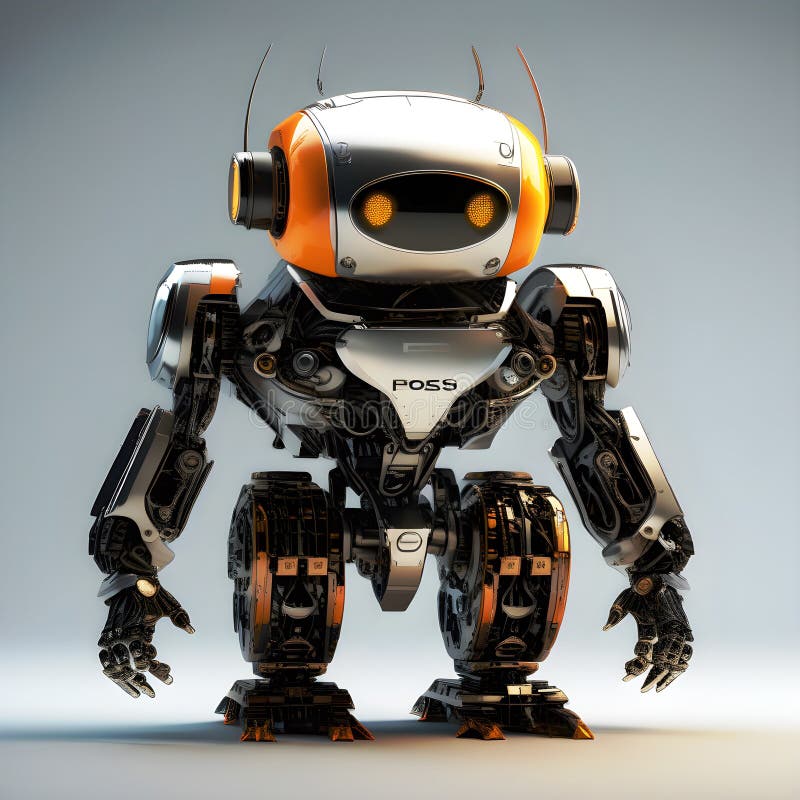 Android-robot stock illustration. Illustration of sculpture - 306868724