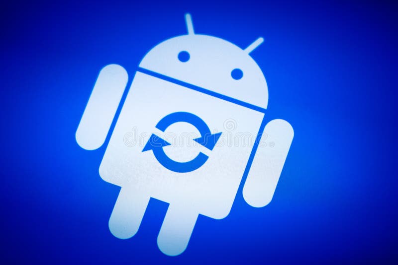 Blue Android Icon