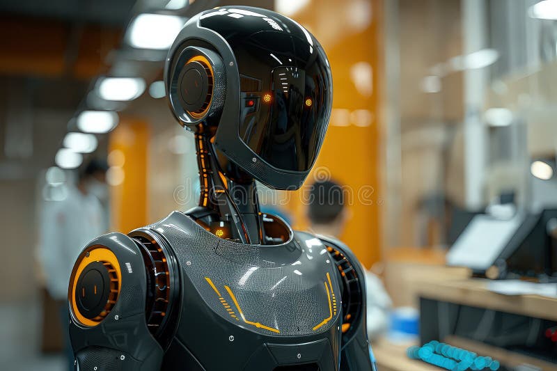 An Android S Eyes, Glistening with Artificial Intelligence and ...