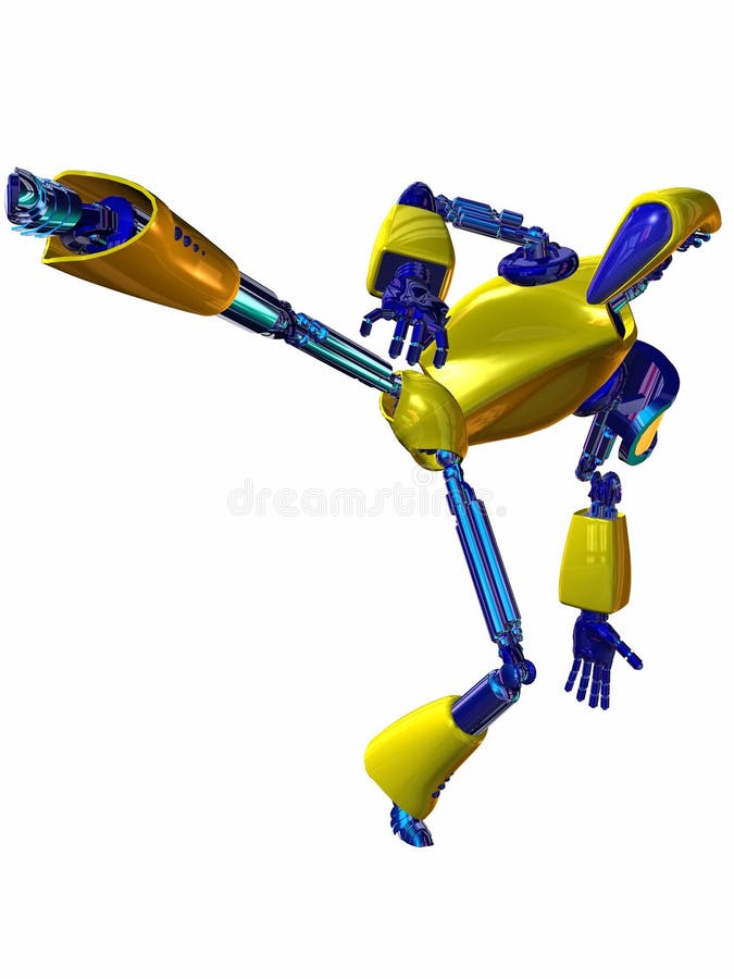 Android-Side Kick stock illustration. Illustration of electric - 1974150