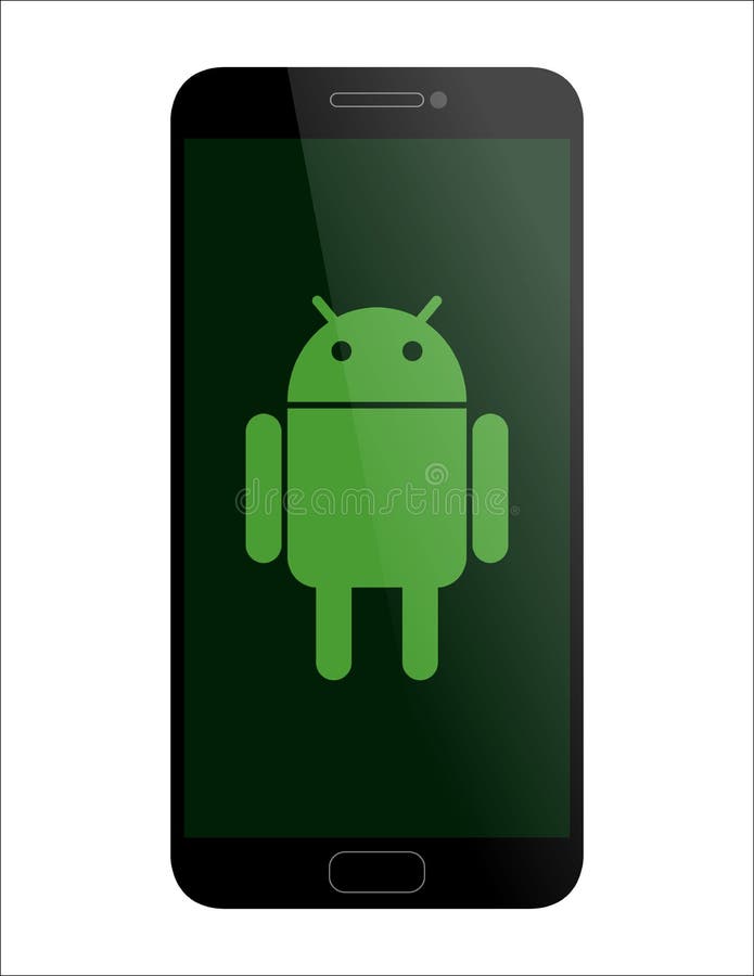 Android Smartphone Illustration. Modern UI Vector Stock Vector ...