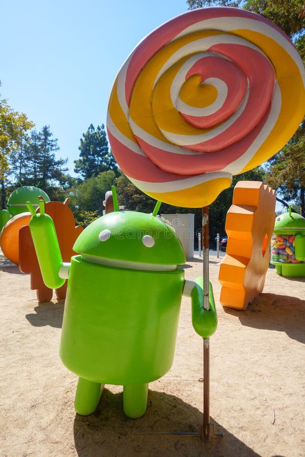 Android Statue in Googleplex Headquarters Main Office Editorial Image ...