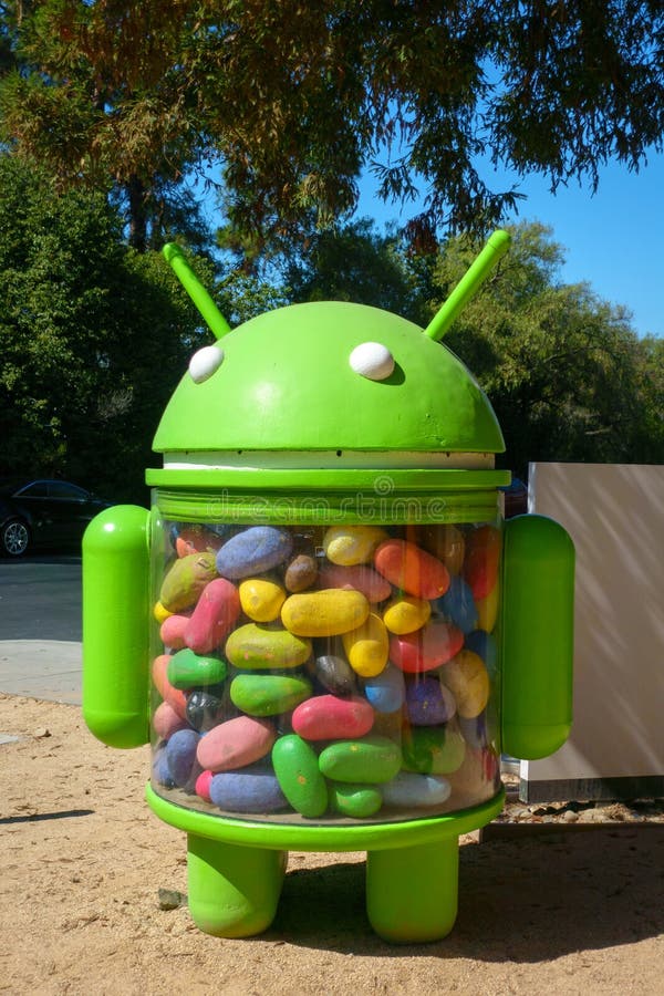 Android Statue in Googleplex Headquarters Main Office Editorial ...