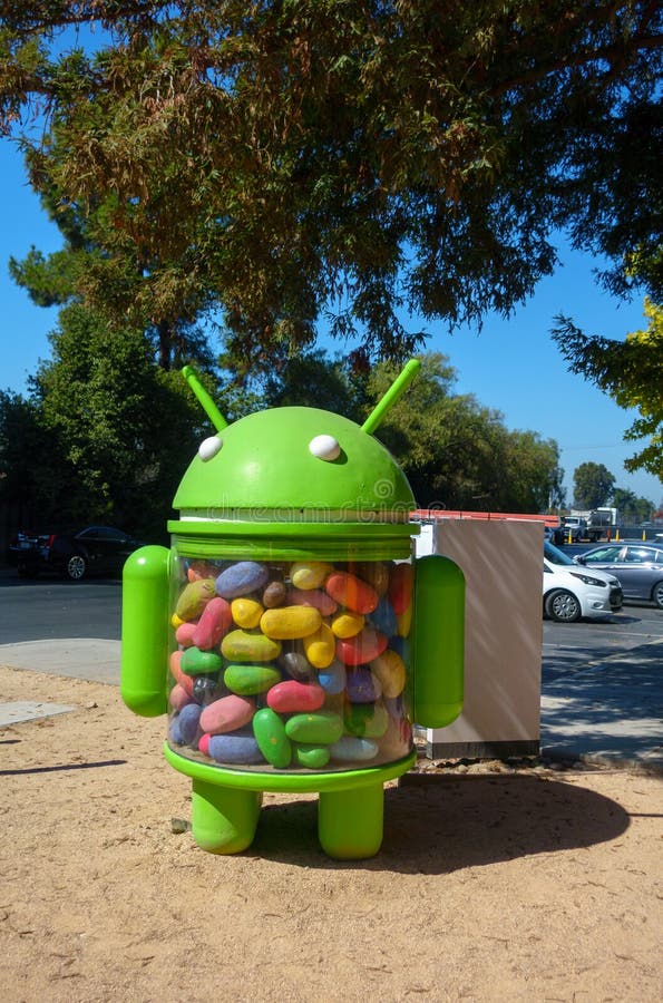 Android Statue in Googleplex Headquarters Main Office Editorial Stock ...