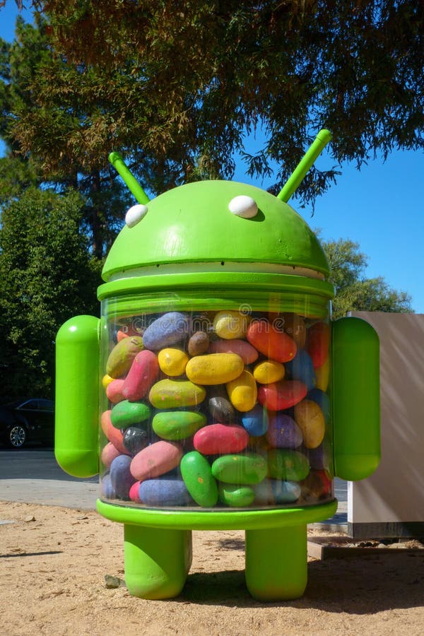 Android Statue in Googleplex Headquarters Main Office Editorial Stock ...