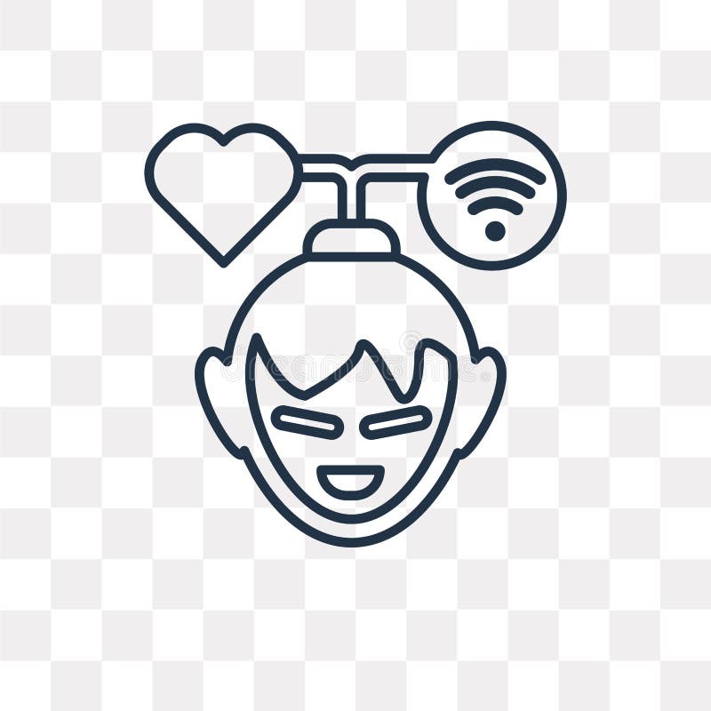 Operating System Vector Icon Isolated on Transparent Background, Linear ...