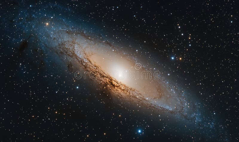Andromeda and Deep Space Stars Stock Image - Image of mojave, sisters ...