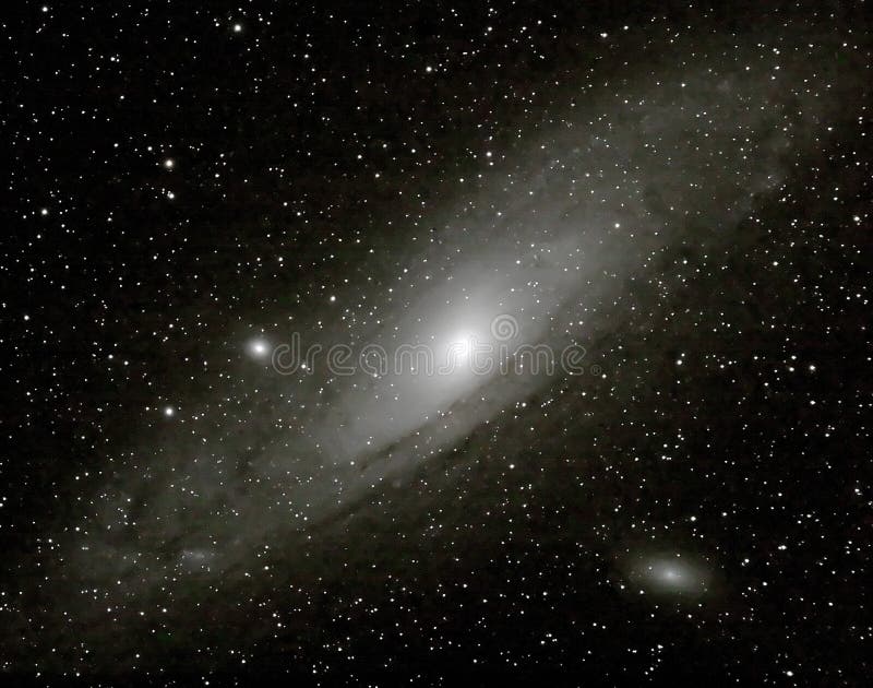 Foto Real Del Andromeda De La Galaxia Foto de archivo - Imagen de ...