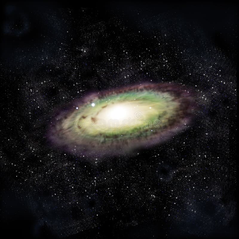 Andromeda Galaxy M31 stock illustration. Illustration of nebula - 30853110