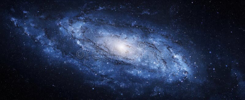 The Andromeda Galaxy in the Expansive Night Sky Full of Stars AI ...