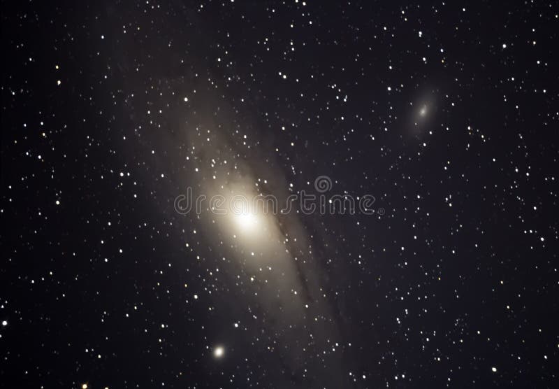 Andromeda Galaxy Night Photography Deep Sky. Astrophotography Stock ...