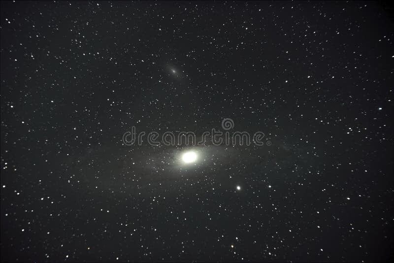 Andromeda Galaxy Night Photography Deep Sky. Astrophotography Stock ...