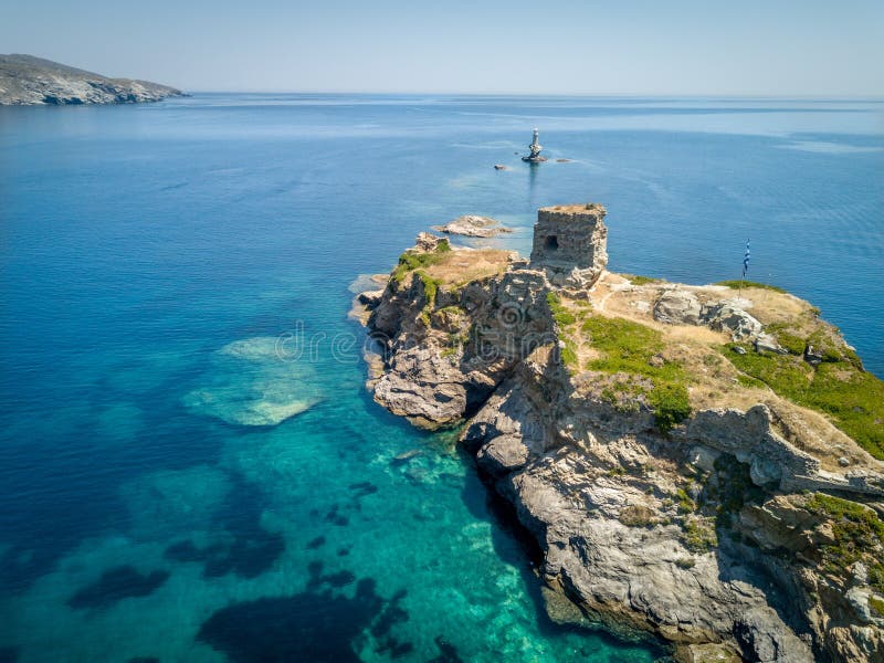 Andros-Insel in Griechenland Stockfoto - Bild von küste, reise: 165720818