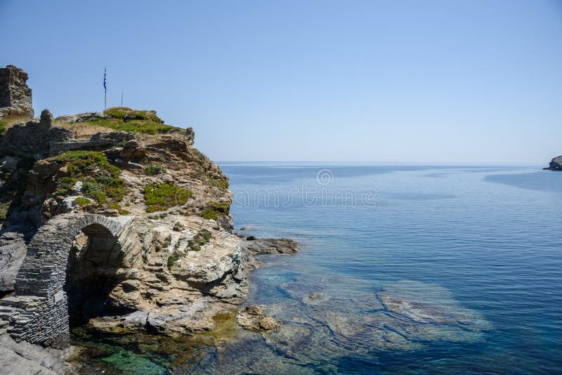 Andros Island, Griechenland Der Unbekannte Segler Stockbild - Bild von ...