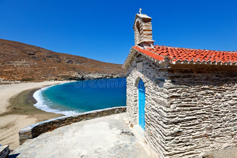 Andros island, Greece stock image. Image of touristic - 24010899