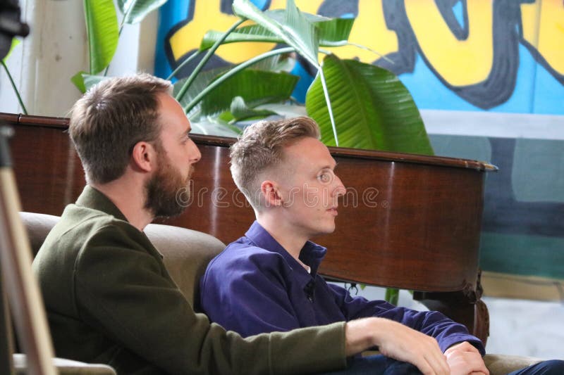 Honne Films an Interview in a Brooklyn Studio Editorial Stock Image ...