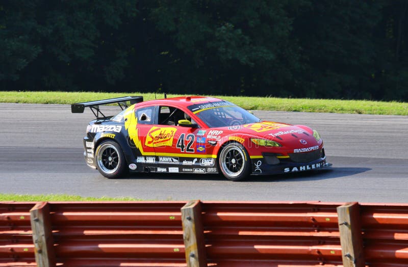 Andy Lally in the Mazda RX-8 Editorial Photography - Image of mazda ...