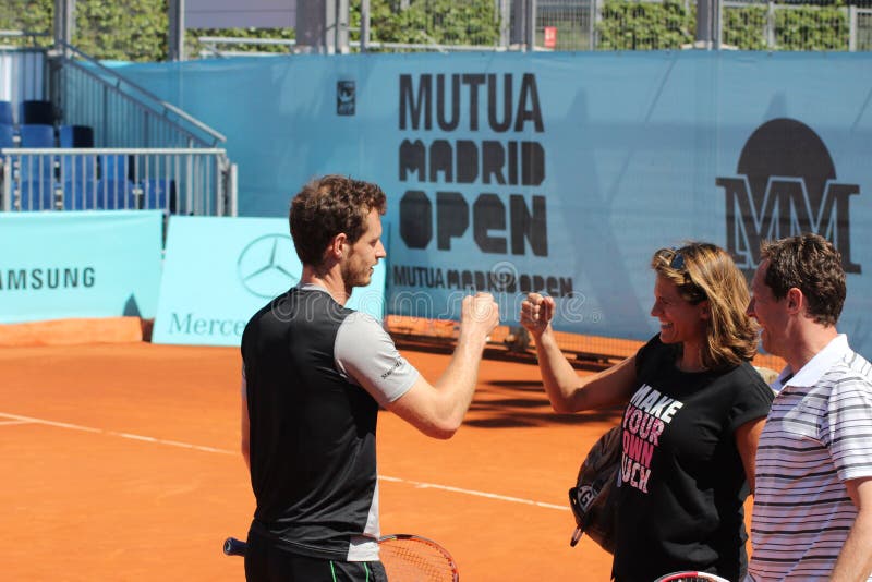 Andy Murray Coming To the Practice. Editorial Stock Image - Image of ...