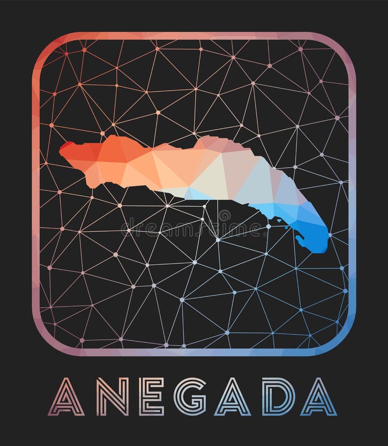 Anegada map design. stock vector. Illustration of infographic - 174438562