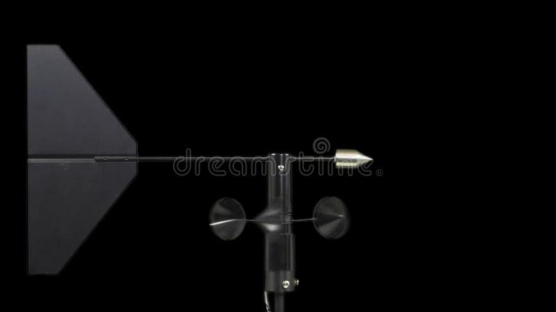 Anemometer Sensor Changes Direction Green Screen Pre-keyed Alpha ...